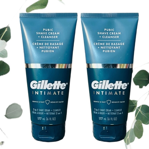 Gillette | Other | 2 Pack Gillette Intimate 2 In Pubic Shave Cream ...